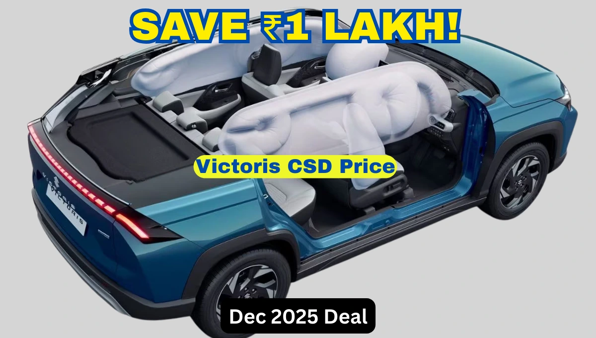 Maruti Suzuki Victoris CSD Price vs Ex-Showroom- Save Up to ₹1 Lakh in ...